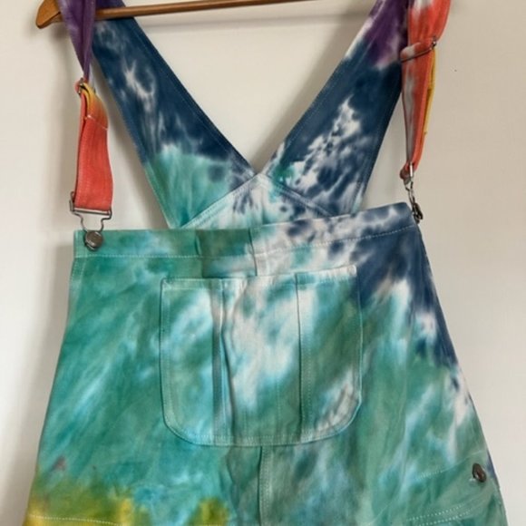 Dolls Kill | Pants & Jumpsuits | Hippie Trippy Delight Tie Dye Overalls ...